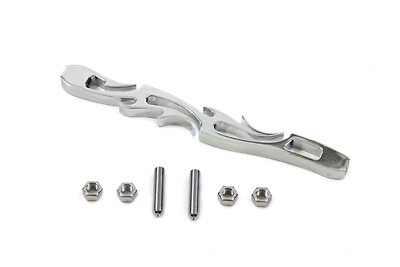 HARLEY Chrome Shifter Rod Flame Style fits 0- Custom, | eBay