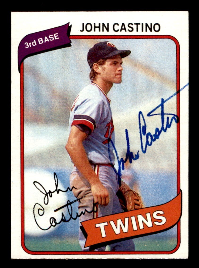 1980 Topps Baseball #137 John Castino Signed Autograph (No COA) | eBay