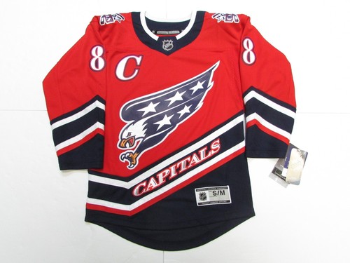 OVECHKIN WASHINGTON CAPITALS REVERSE RETRO HOCKEY JERSEY **YOUTH S/M ...