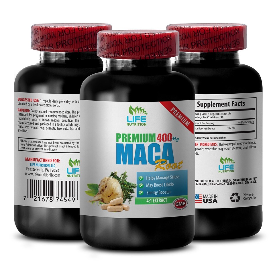maca root for men - MACA ROOT 400MG - libido booster for men - 2 ...