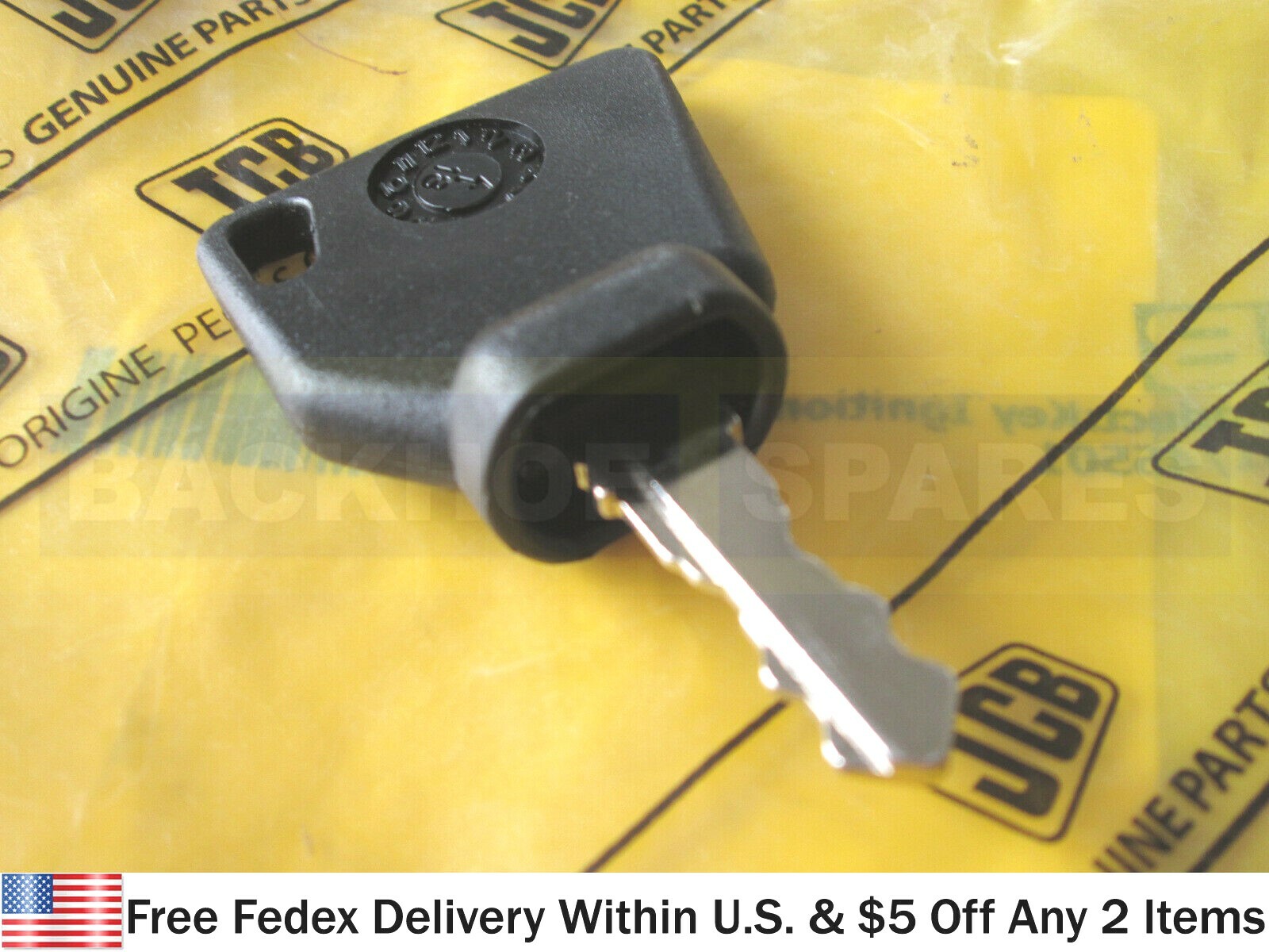 JCB PARTS - GENUINE JCB IGNITION KEY 1 PC. (PART NO. 701/45501 331/ ...