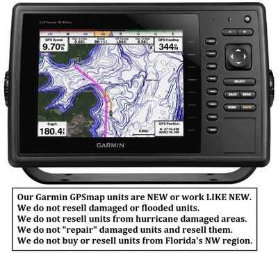 GARMIN GPSmap 840xs ChartPlotter FishFinder GPS Display Unit: Sun Cover ...