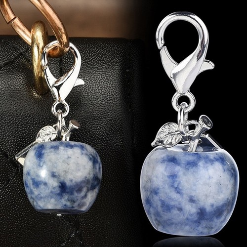 New Exquisite Natural Crystal Jade Apple Keychains For Women Y2k Bag ...