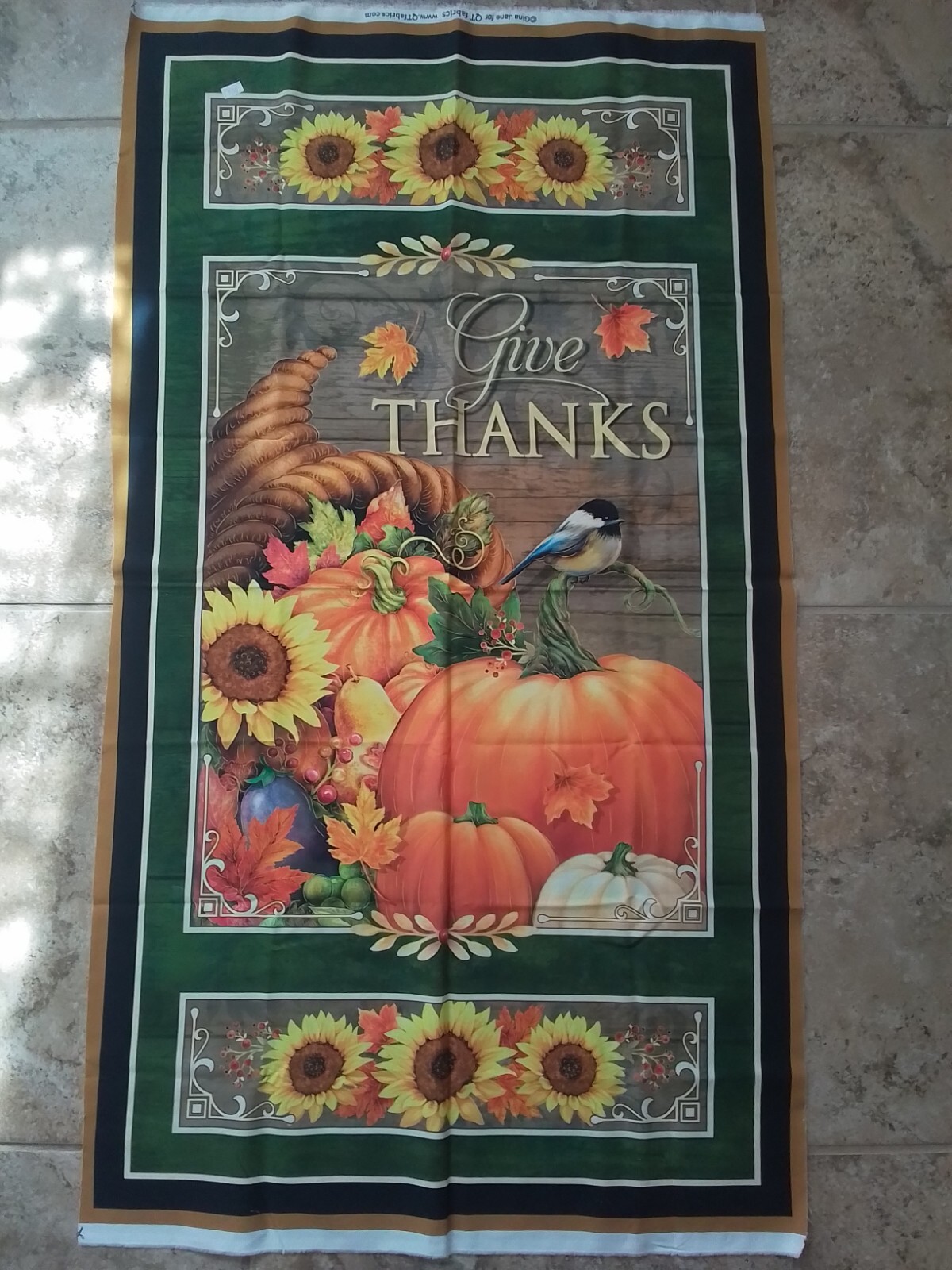 Quilting Treasures Thanksgiving Panel | eBay