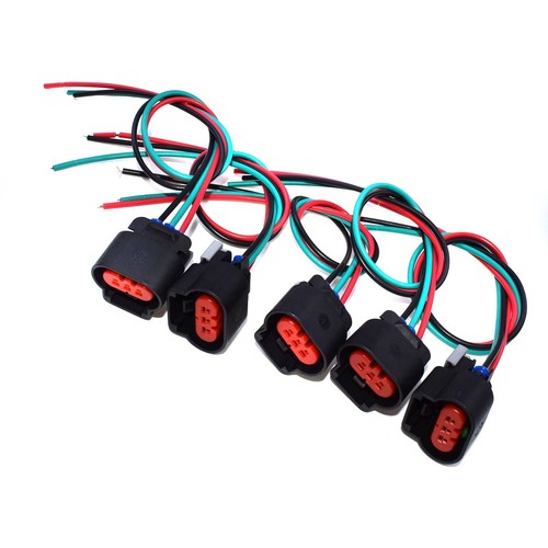 5Pcs For GM E85 Flex Fuel Sensor Connector Pigtail Plastic 3 Wires ...