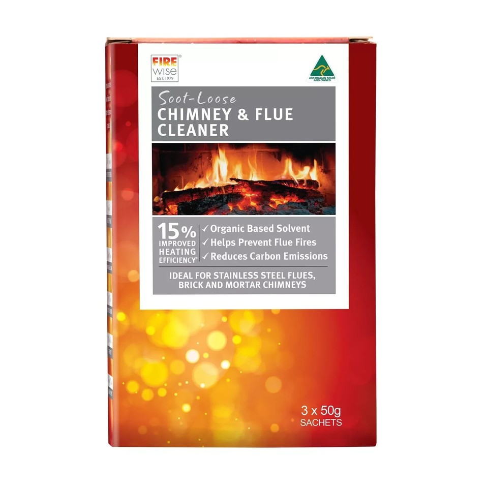 Soot Loose Chimney & Flue Cleaner Fire Wise, 3 x 50g Sachet | eBay