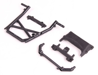 Plastic Roof Roll Cage fixed frame kit For 1/5 Hpi Baja RV Km 5b ss ...