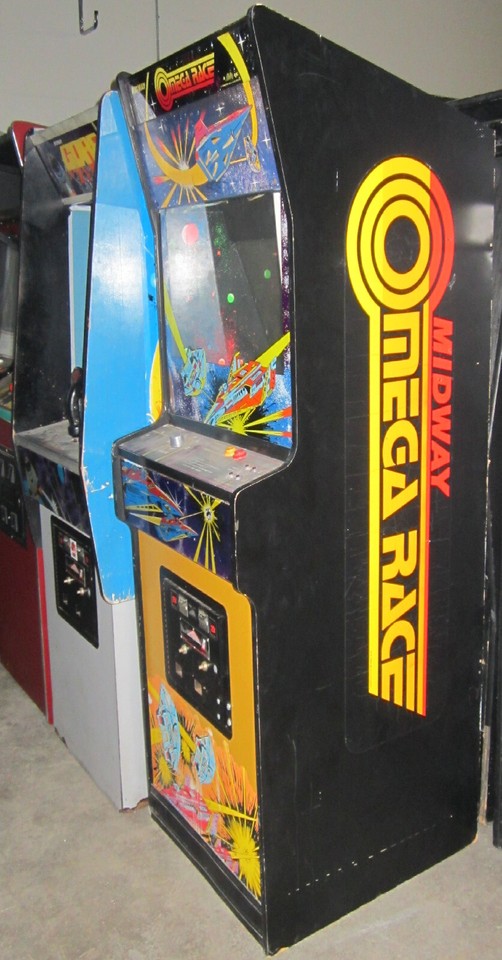 OMEGA RACE ARCADE MACHINE by MIDWAY 1981 (Excellent Condition) *RARE ...