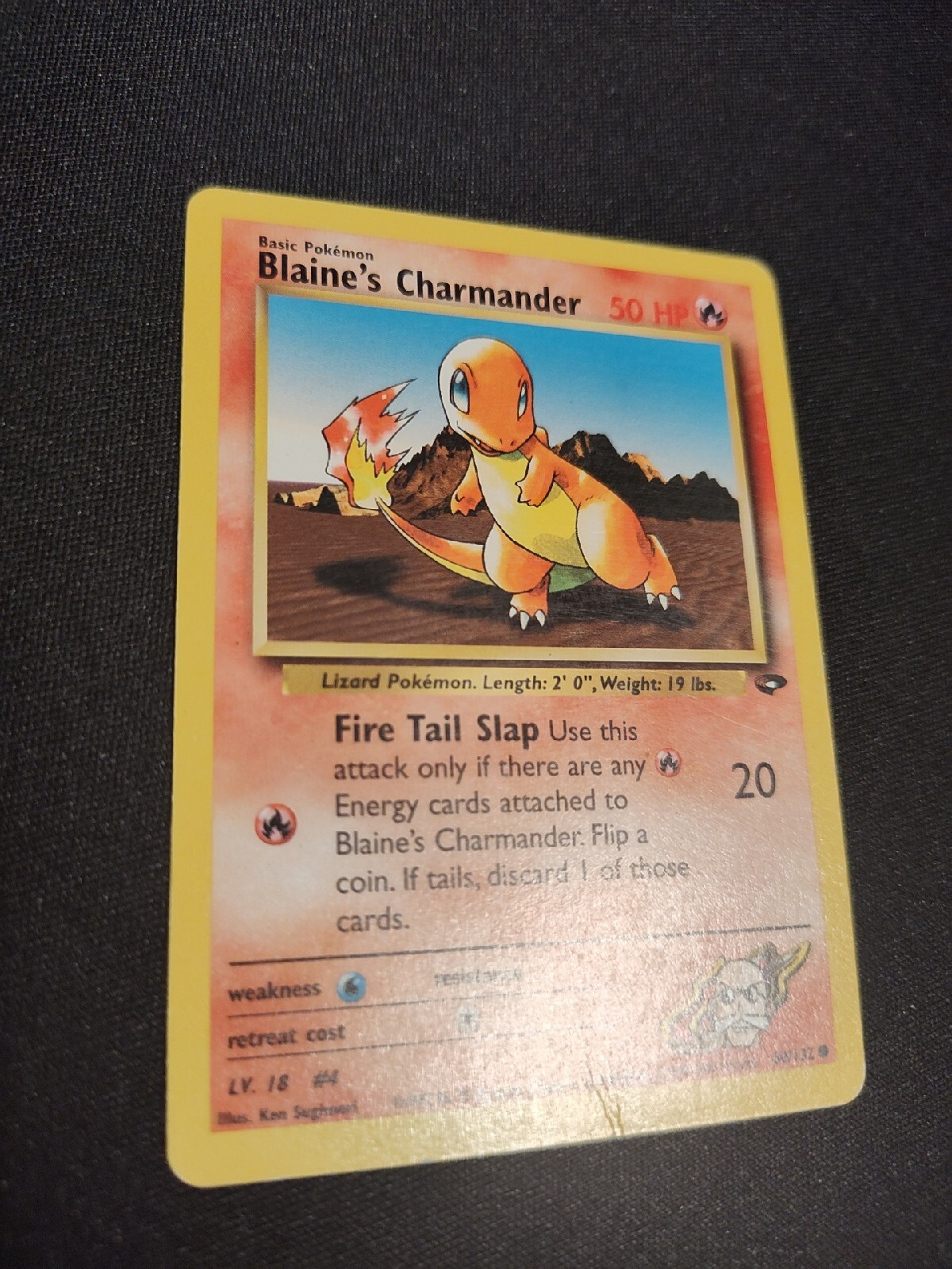 Pokémon TCG Blaine's Charmander Gym Challenge 60/132 Regular Unlimited ...
