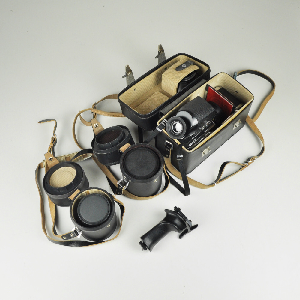 Kiev 88 TTL - Konvolut - Kamera - Tasche - Objektiv Kaleinar-3B 2,8/150 ...