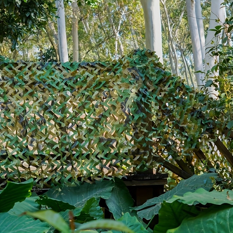 13-26Ft Military Woodland Camouflage Netting Cutable Camo Net Camping ...