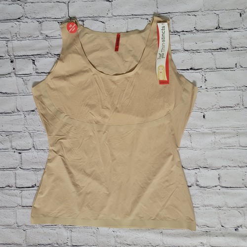 Spanx Cami Tank Shaping Top Smooths Trust Your Thinstincts Size 1X | eBay