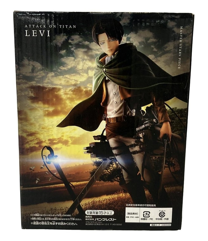 Used Banpresto Attack On Titan Craneking Master Stars Piece The Levi ...