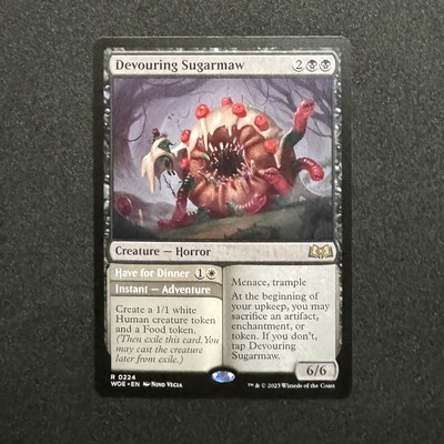 Devouring Sugarmaw Magic the Gathering (224/475) Wilds of Eldraine NM ...