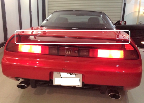 HONDA ACURA OEM GENUINE NSX NA1 2 REAR WING CENTER TAIL THIRD BRAKE ...