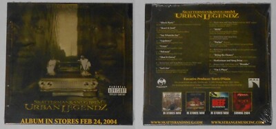 Skatterman & Snug Brim - Urban Legendz sealed 2003 U.S. promo cd Card ...