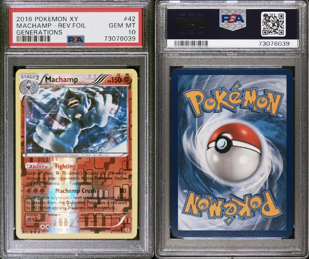 Machamp 42/83 Reverse Holo PSA 10 GEM MT Pokémon Generations POP: 3 | eBay