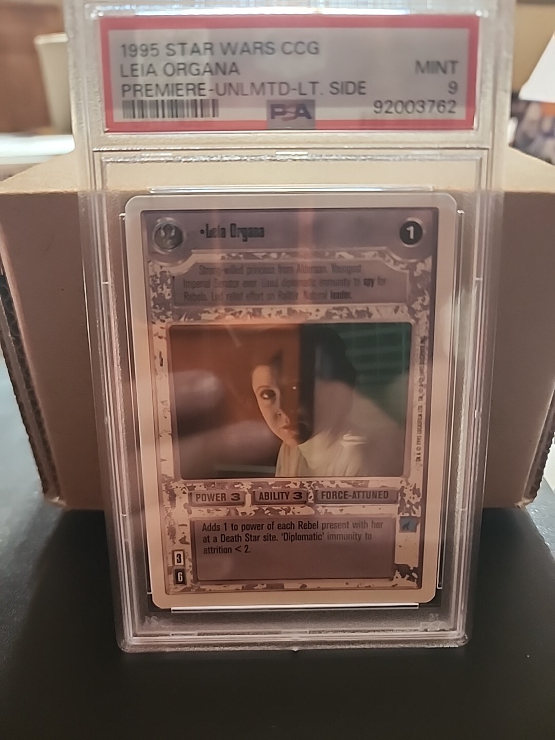 Leia Organa WB Star Wars CCG Premiere Unlimited SWCCG Rare NM | eBay