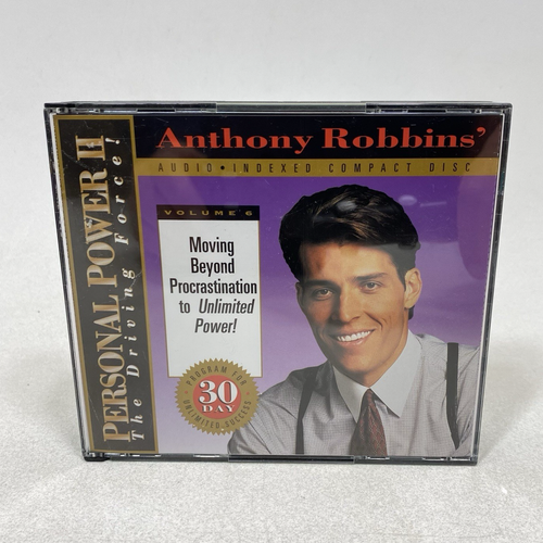 Anthony Robbins Personal Power II CD #6 Moving Beyond Procrastination ...