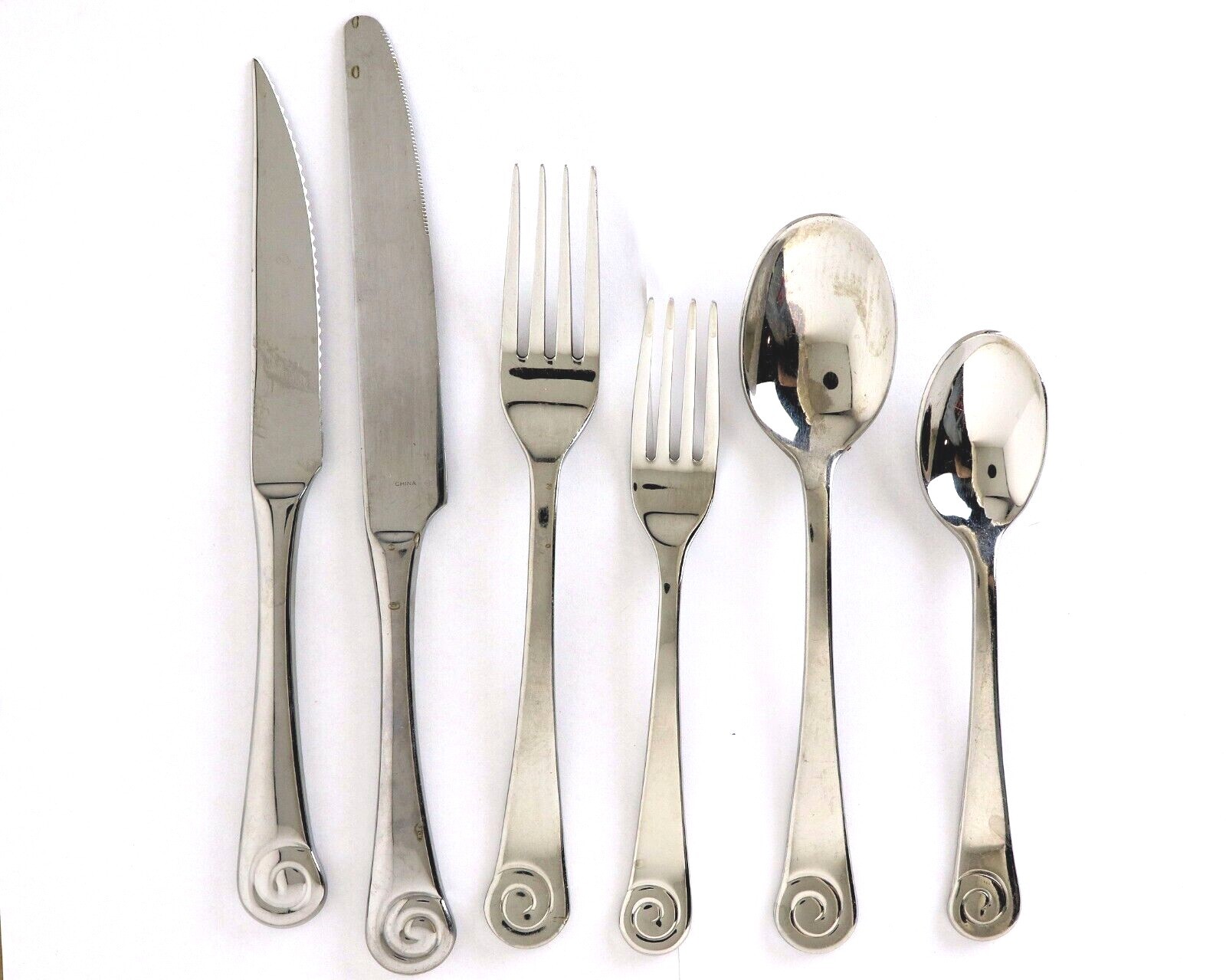 Robert Welch AMMONITE BRIGHT DESIGN 18/10 Stainless Flatware CHOICE! | eBay