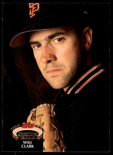 1992 Stadium Club #460 Will Clark San Francisco Giants | eBay