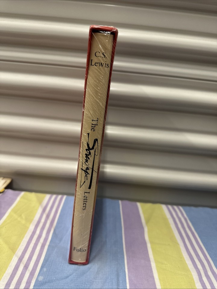 NEW Sealed Folio Society C.S.Lewis The Screwtape Letters Like New ...