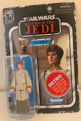 Mon Mothma Retro Collection Star Wars ROTJ Action Figure New Sealed w ...