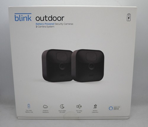 BLINK OUTDOOR WIRELESS HOME SECURITY 2-CAMERA SYSTEM (3rd Gen) BRAND ...