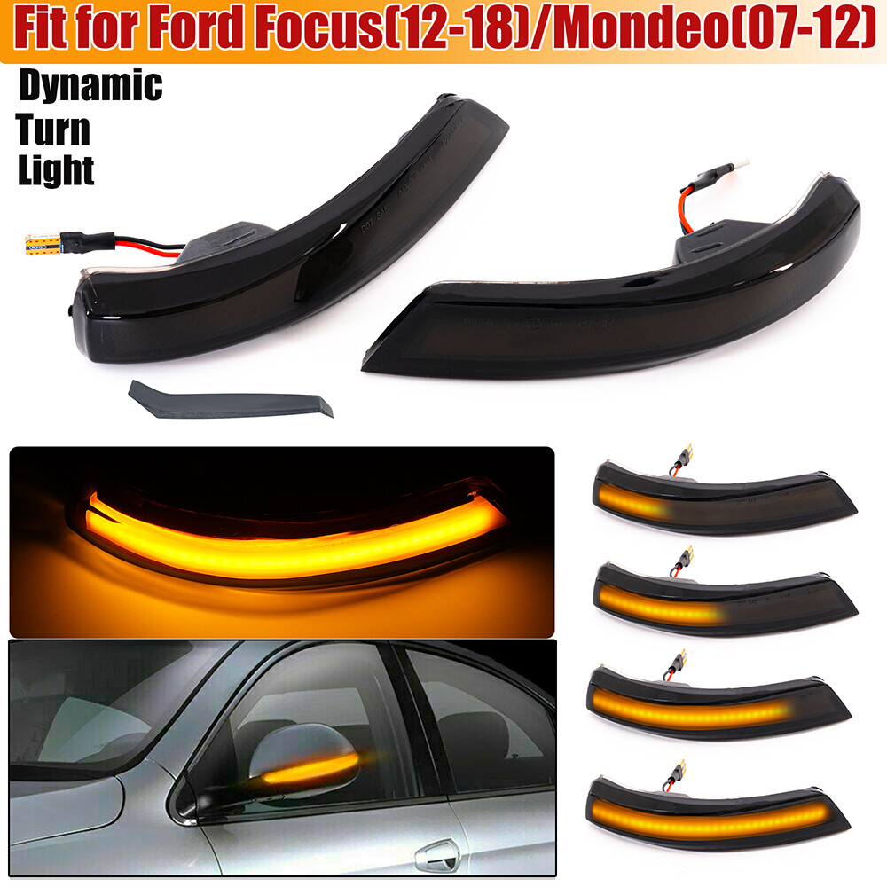 For Ford Focus MK 2 3 LED Dynamic Wing Door Mirror Indicator Turn ...