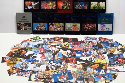 Custom PlayStation 2 (PS2) Memory Card Stickers - Catalog #2 - You Pick ...