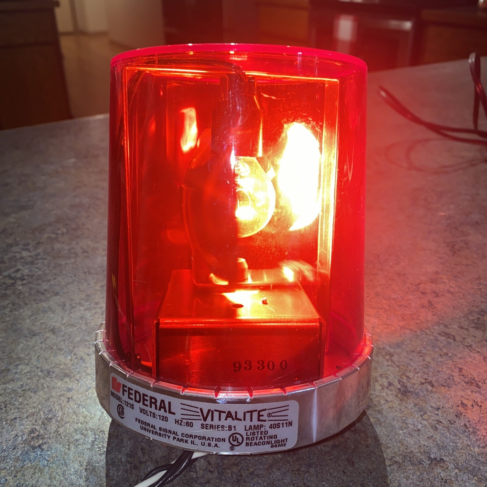 Rotating Beacon Light 120v | Shelly Lighting