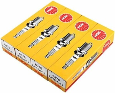 NGK 6376 V-Power Spark Plugs LFR5A-11 | 4 Pack | 12 V | Japan ...