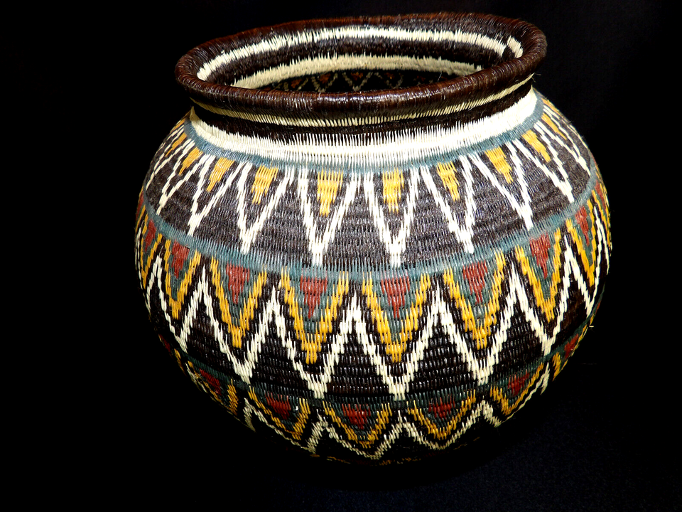 WOUNAAN DARIAN PANAMA RAINFOREST CULTURAL BASKET 7.5" | eBay