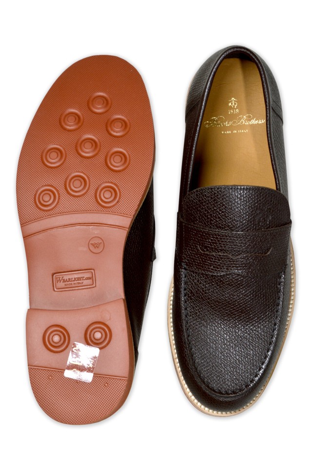 Brooks Brothers Brown Leather Wearlight Penny Loafers Shoes, Sz 8.5 ...