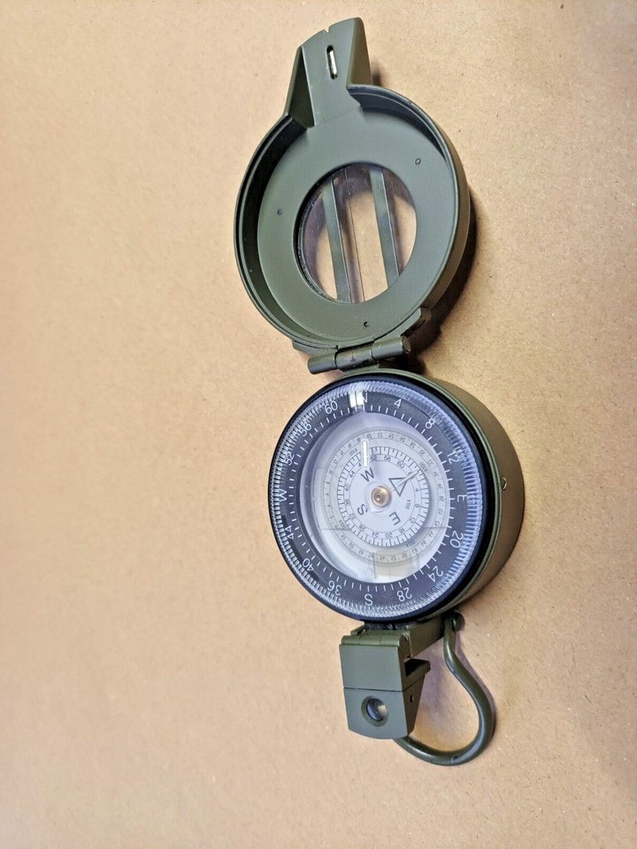 Ex MOD /| Stanley G150 Brass Prismatic Marching Compass Francis Barker ...