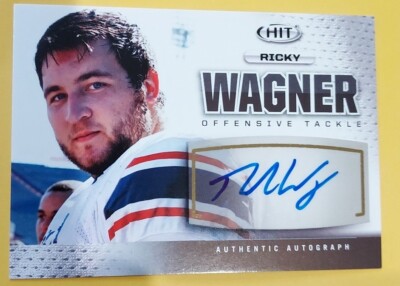2013 SAGE HIT Autographs Silver #A37 Ricky Wagner Wisconsin Badger | eBay
