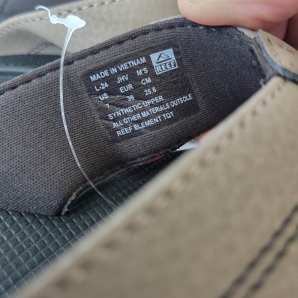 Reef Element TQT Sandals Brown Thong Flip Flop Bottle Opener Mens Size ...