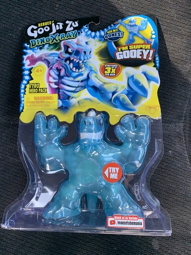 Heroes Of Goo Jit Zu Dino X-Ray TYRO T-Rex super Gooey NEW see my bones ...