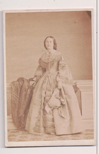 Vintage CDV Miss Wadham English Society Matron Clarkington Photo | eBay