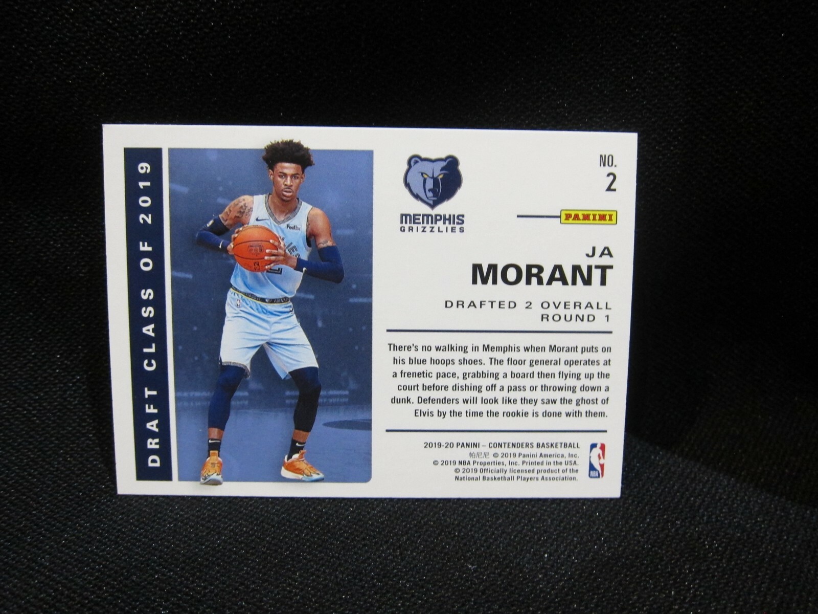 Ja Morant - Draft Class No.2 - NM - M - Pack Fresh - Superb!!! | eBay