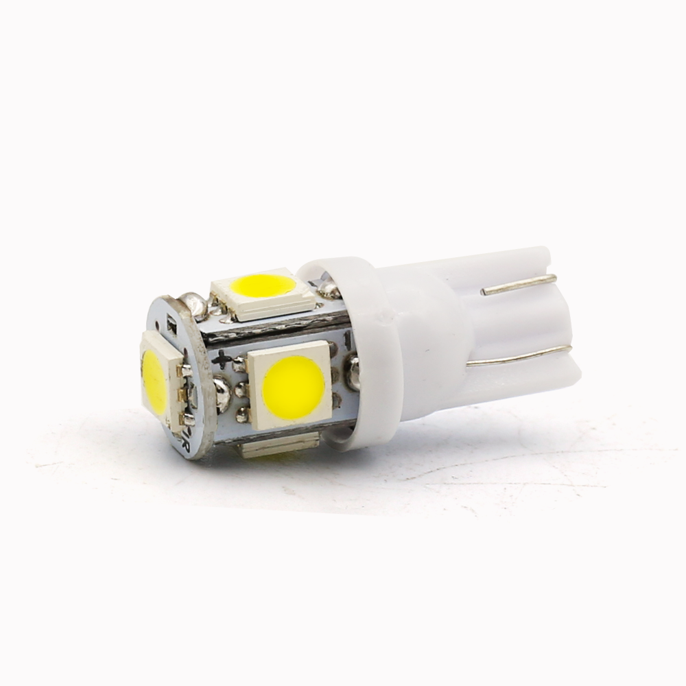 20 pcs White T10/W5WB/2825/916 5-SMD 5050 LED Interior License Plate ...