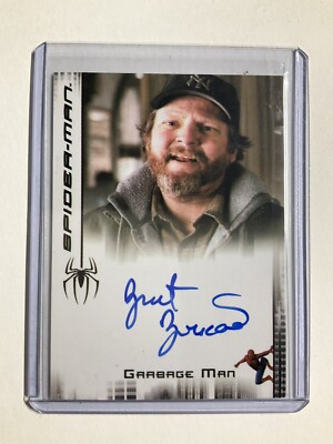 2007 UPPER DECK SPIDER-MAN 2 GARBAGE MAN SIGNED BY BRENT BRISCOE NM ...