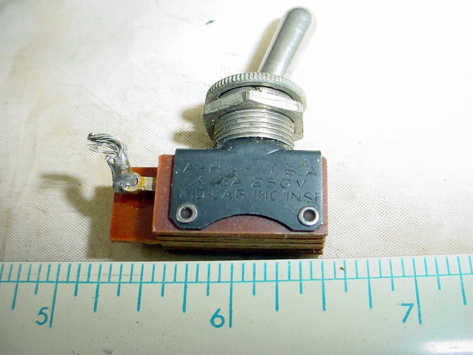 Hickok 533A 535 600A 605-605A Tube Tester On Off Switch | eBay