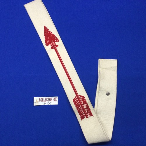 Boy Scout Vintage 1950's Order Of The Arrow Sash Flock On Felt 2410C1 ...
