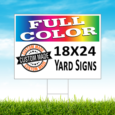 Custom Yard Signs With Stakes