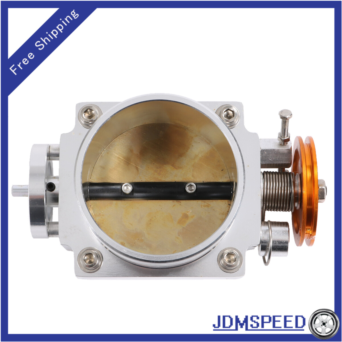 Universal Throttle Body 90mm Alloy Aluminum CNC Billet Intake High Flow ...