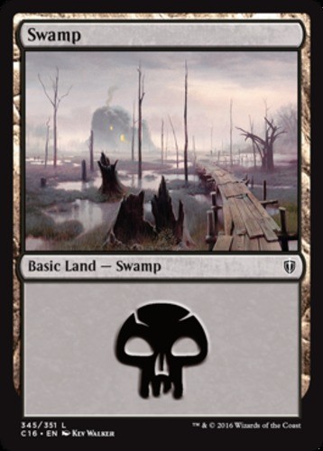 Basic Lands 10 MTG Swamp (345), NM-Mint, English Commander 2016 | eBay