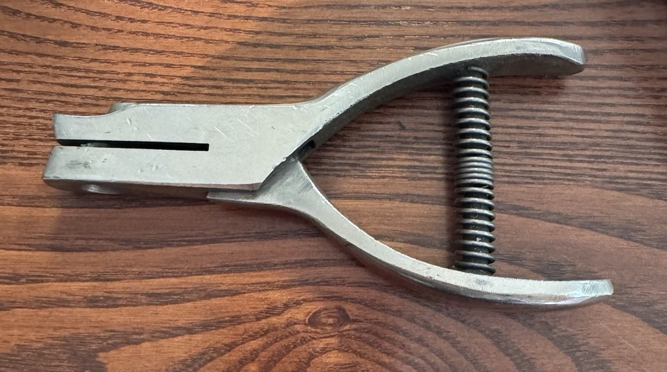 RAILROAD TICKET PUNCH WITH STING RAY HOLE | eBay