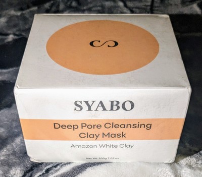 SYABO Amazonian White Clay Deep Pore Clay Mask Blackhead Remover for ...