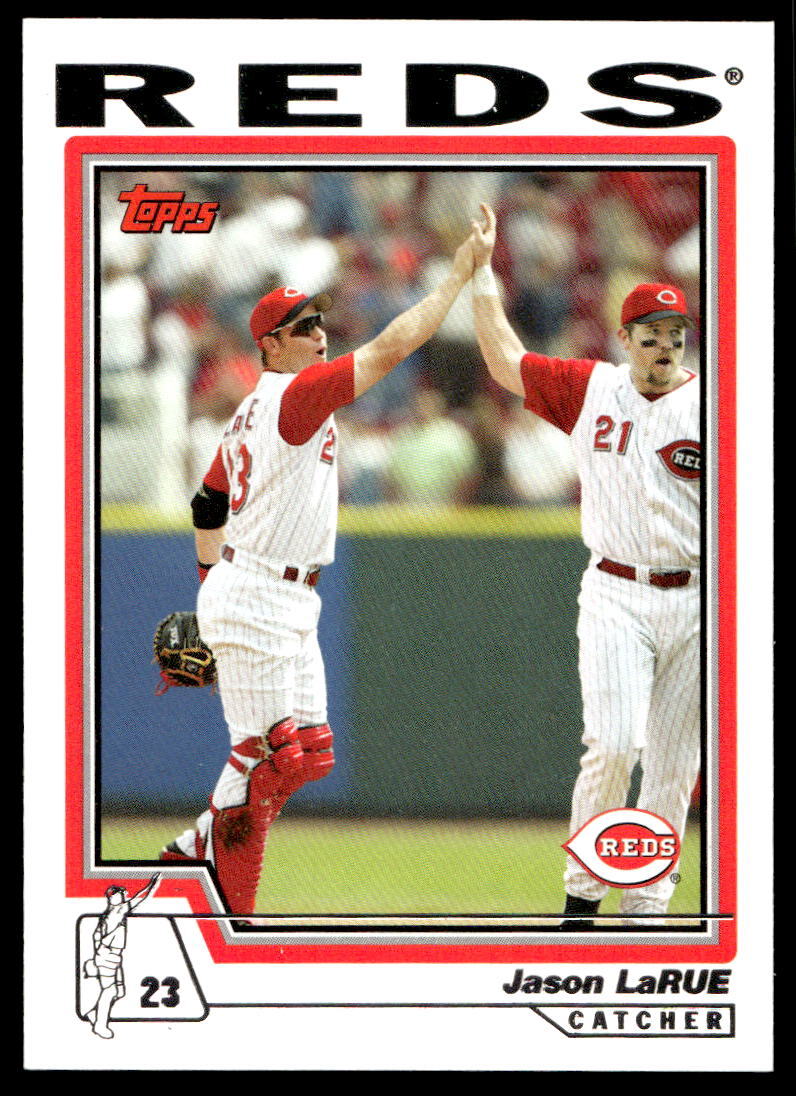 2004 Topps #21 Jason LaRue Cincinnati Reds | eBay